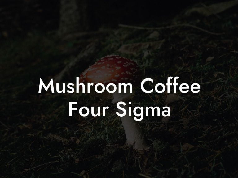 Mushroom Coffee Four Sigma - Mr Mushroom