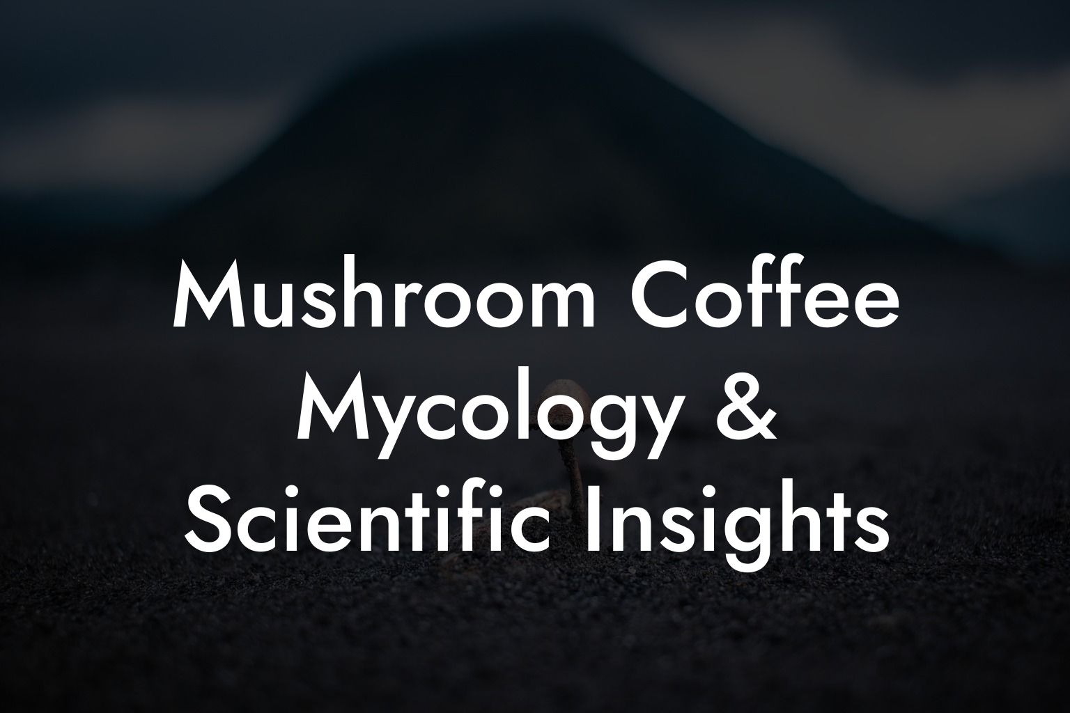 Mushroom Coffee Mycology & Scientific Insights - Mr Mushroom